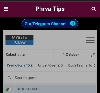 Phrva Tips Football Prediction Today : BetAssured